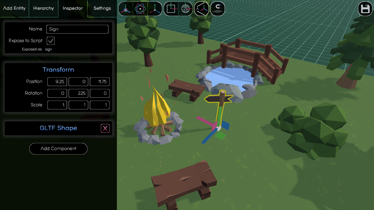 DCL-Edit - A scene editor for the Decentraland SDK